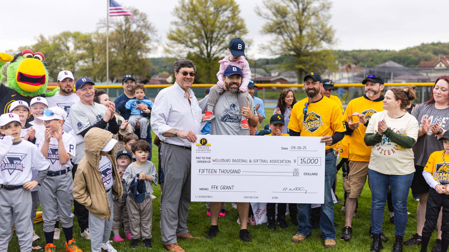 Pirates Charities announces Fields for Kids recipients