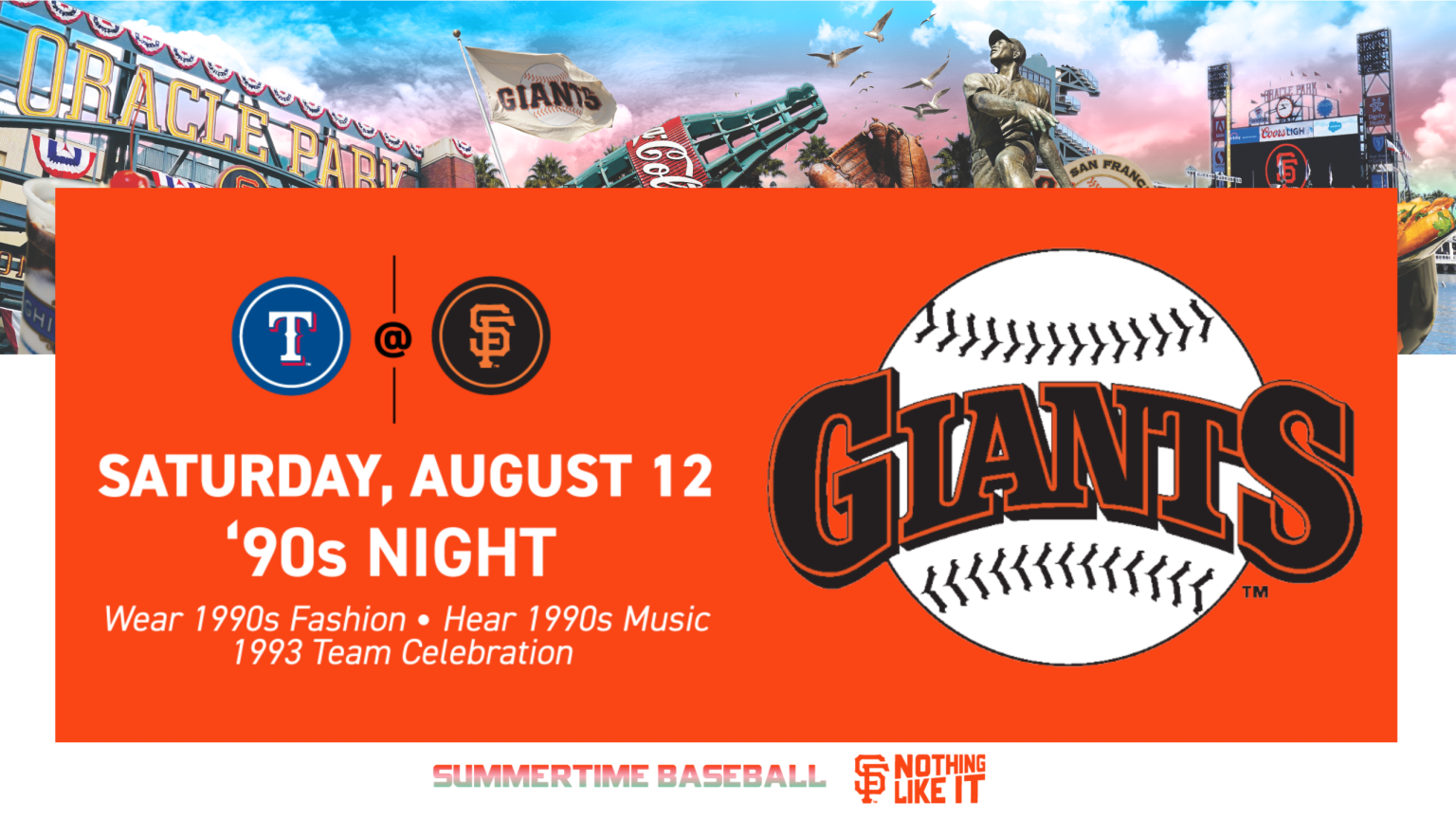 ‘90s Night at Oracle Park | San Francisco Giants