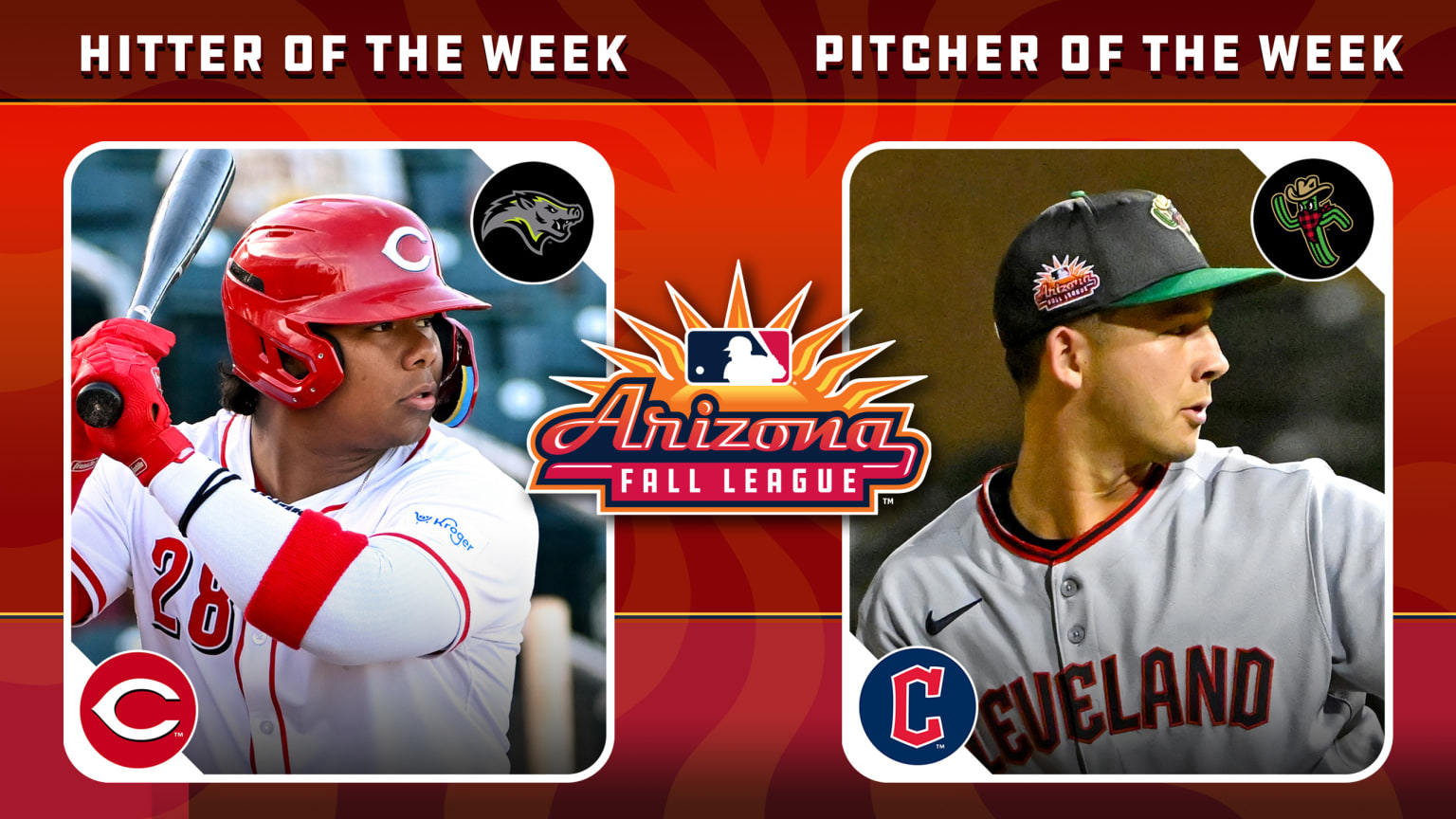 Arizona Fall League 2025 Week 6 award winners