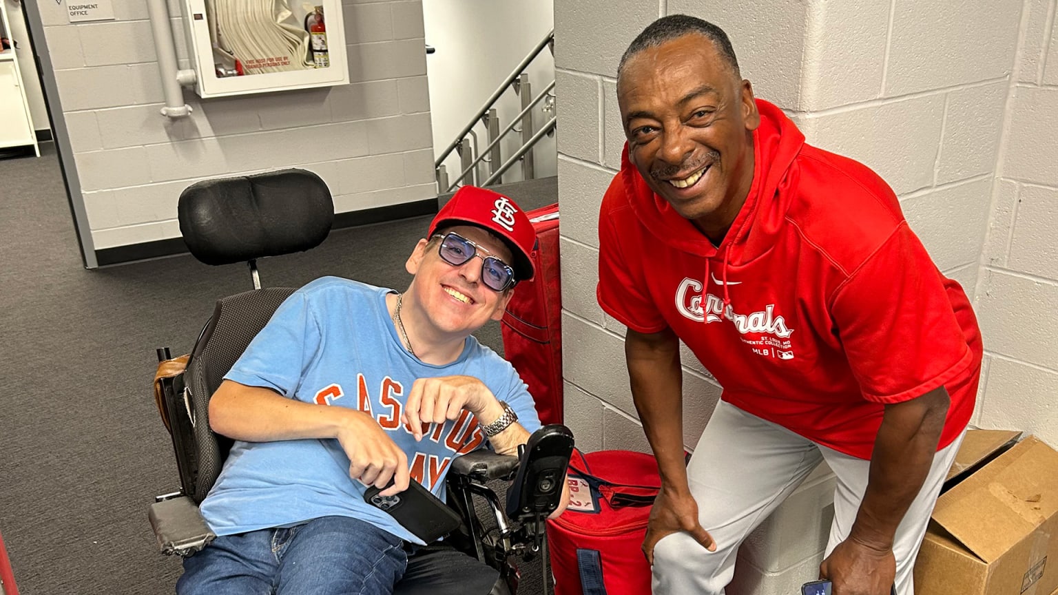 Cardinals reflect on inspirational visit with Spencer Miller