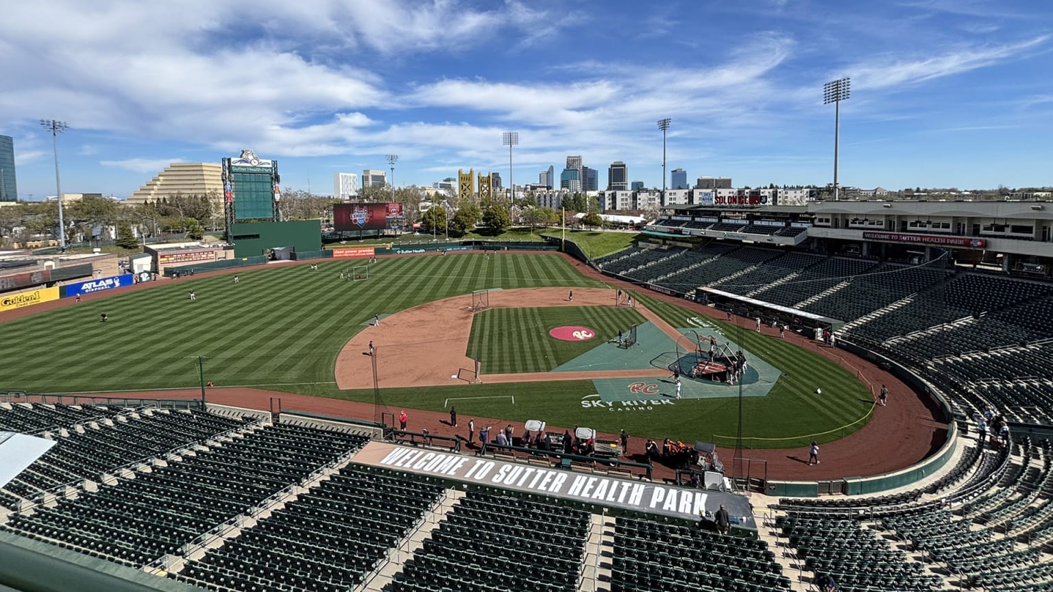 A's ready for home opener at Sutter Health Park