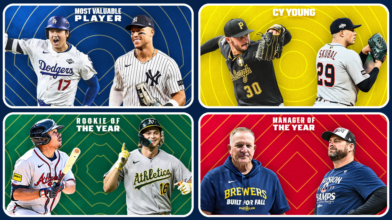When are 2025 MLB awards announced? MVP, Cy Young, Rookie of the Year