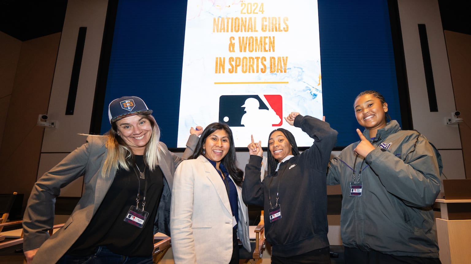 MLB event marks National Girls and Women in Sports Day