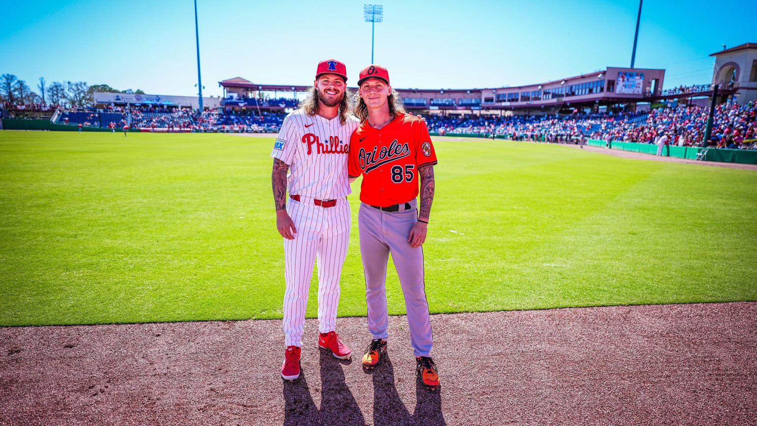 Ben Vespi and brother Nick face off at Spring Training