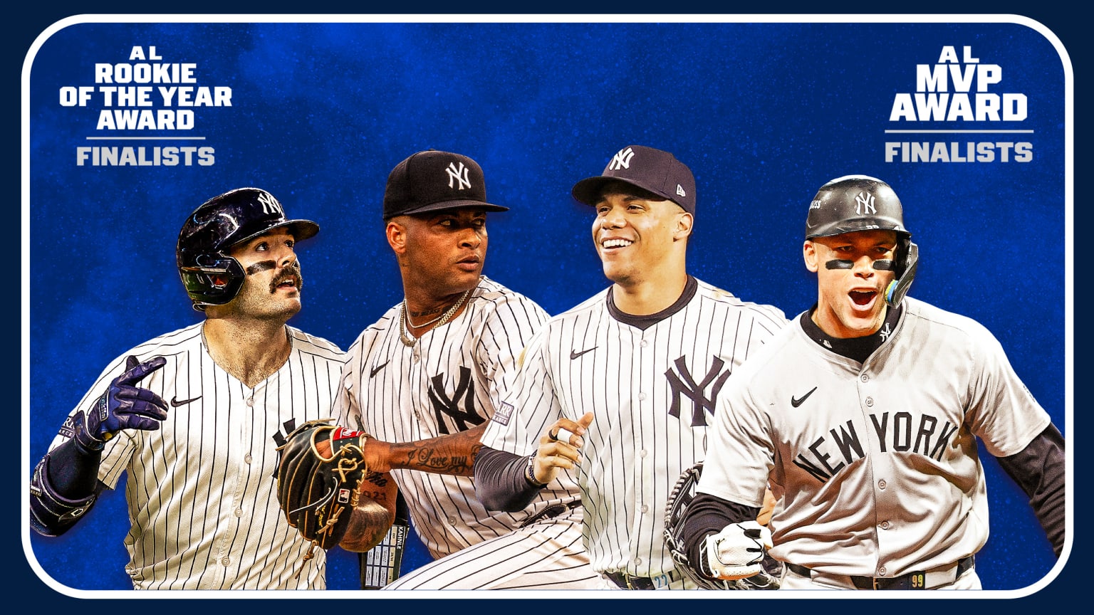 Aaron Judge, Juan Soto finalists for 2024 AL MVP Award