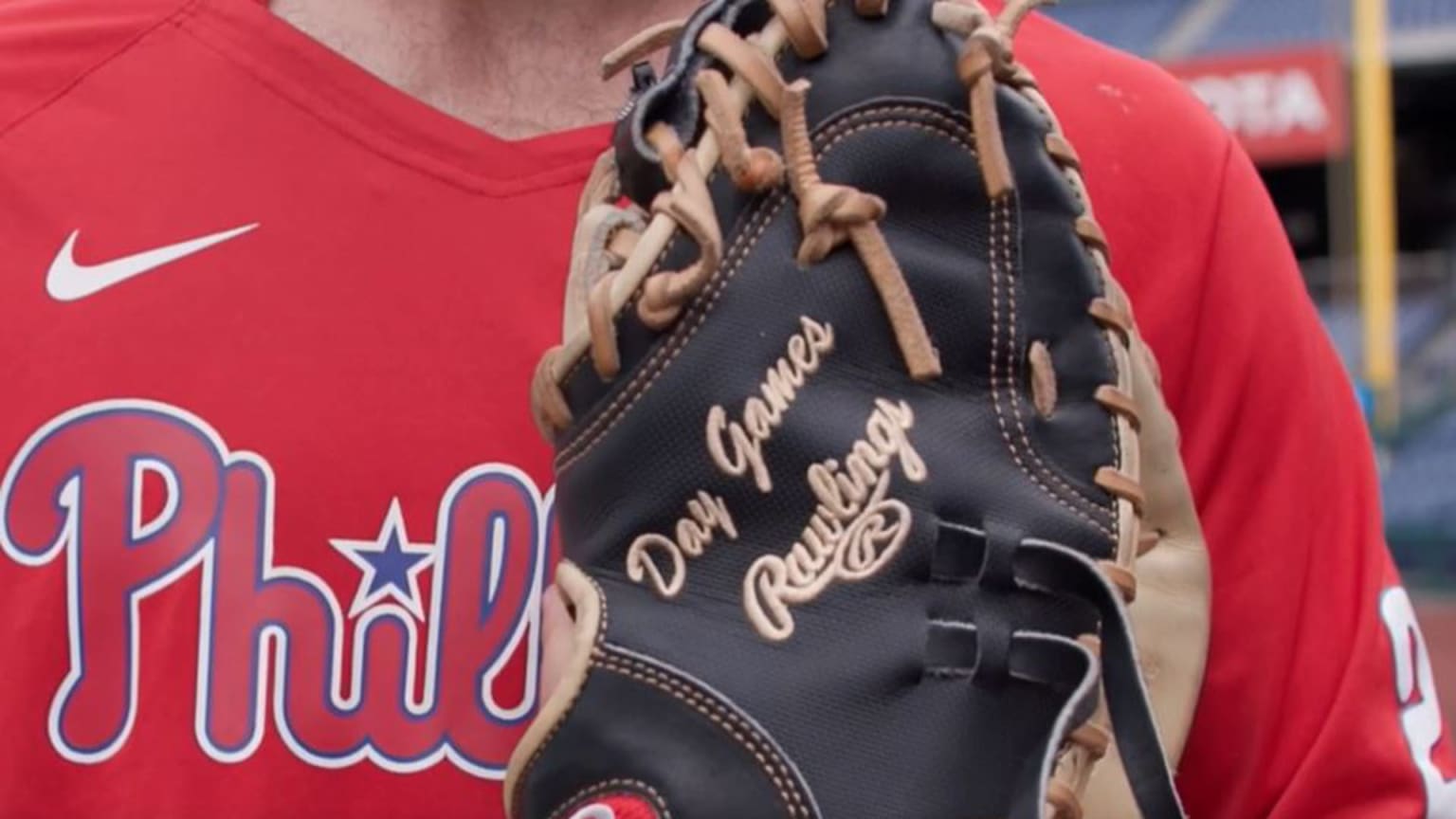 Garrett Stubbs has special Day Games glove