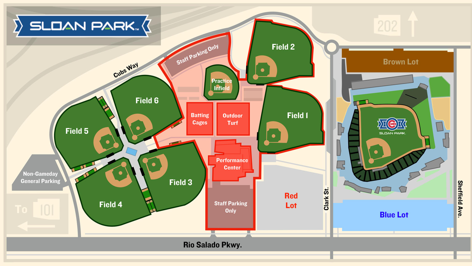 Spring Training Workout Schedule | Sloan Park | Chicago Cubs