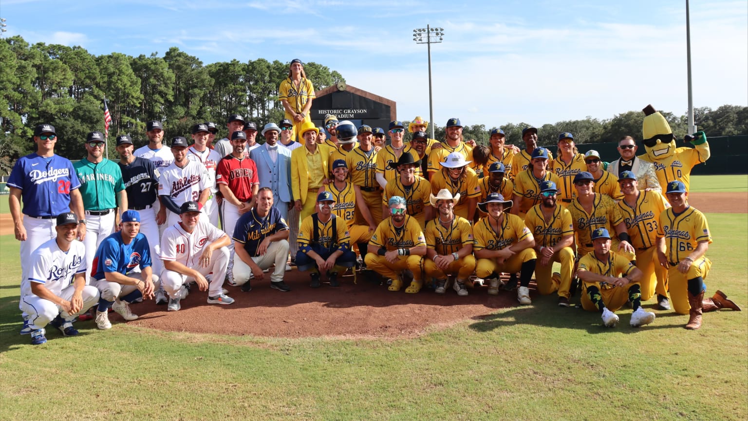 MLBPAA face Savannah Bananas in three-game set finale