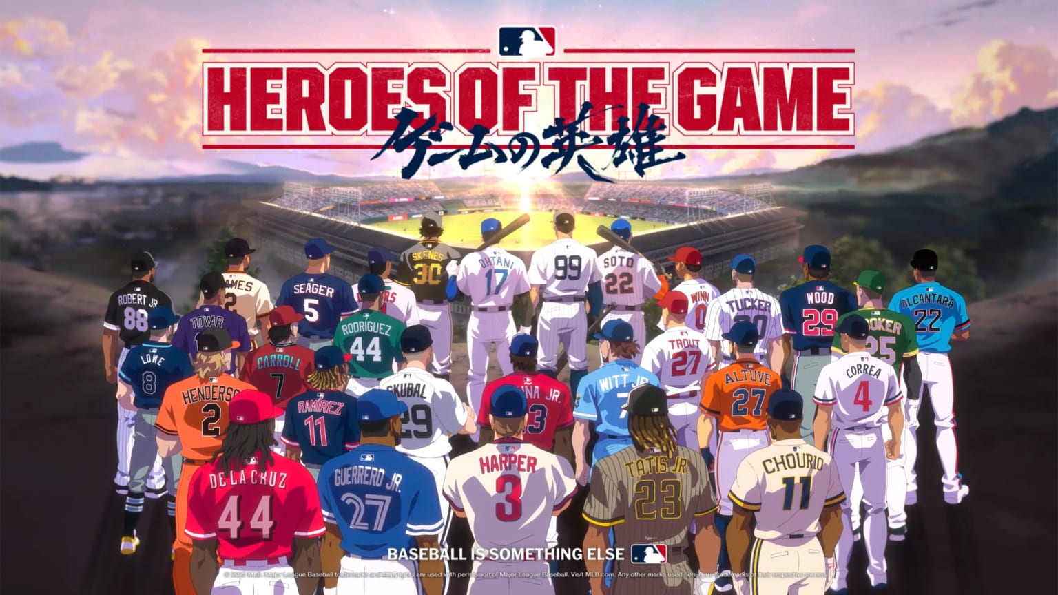 Heroes of the Game shows MLB stars as anime superheroes