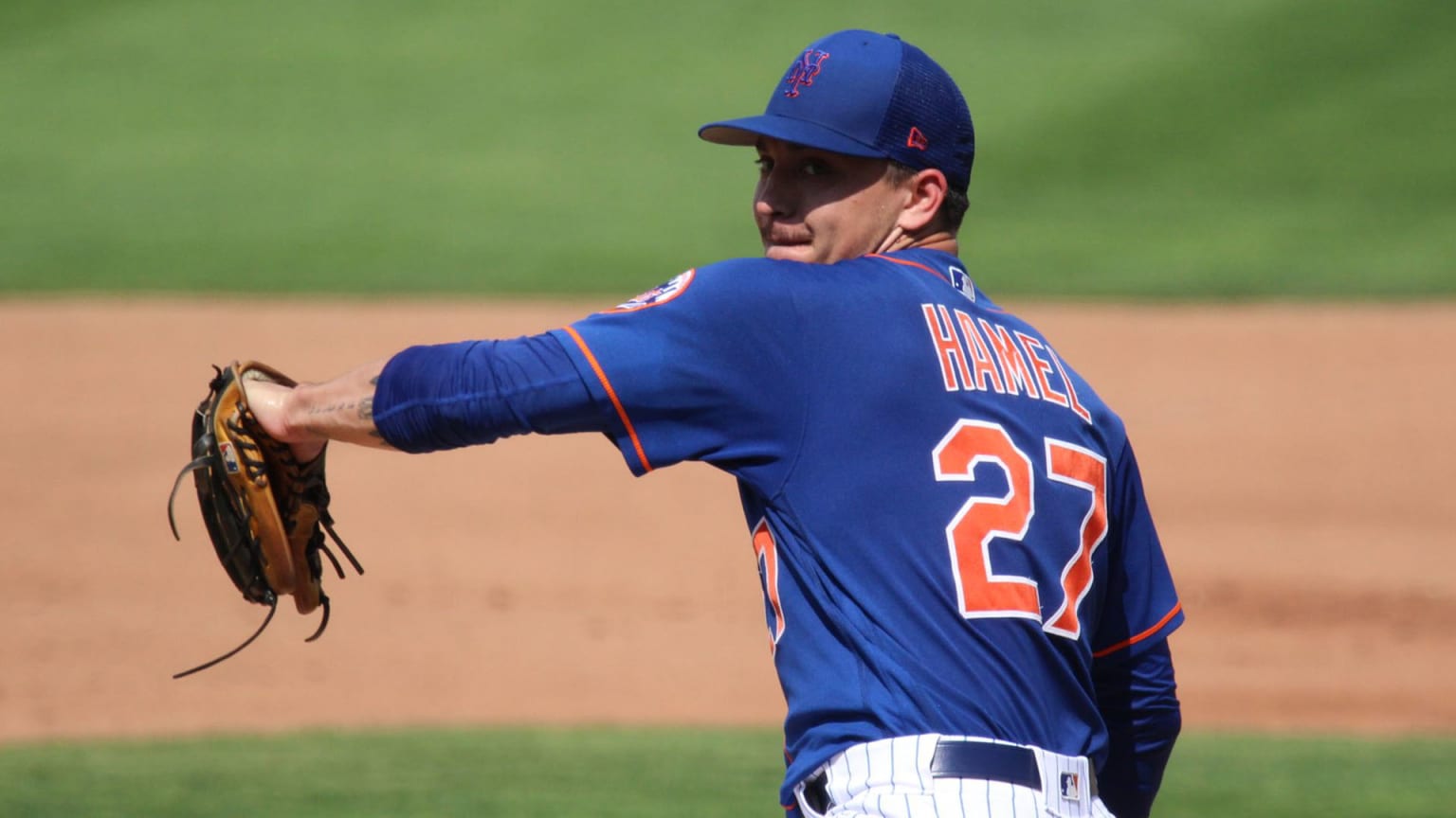Dominic Hamel pitching for Puerto Rico in World Baseball Classic