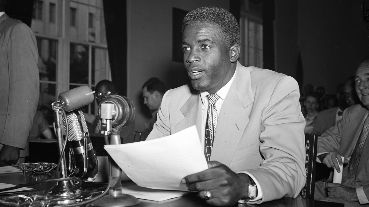 Jackie Robinson fought for civil rights off the field