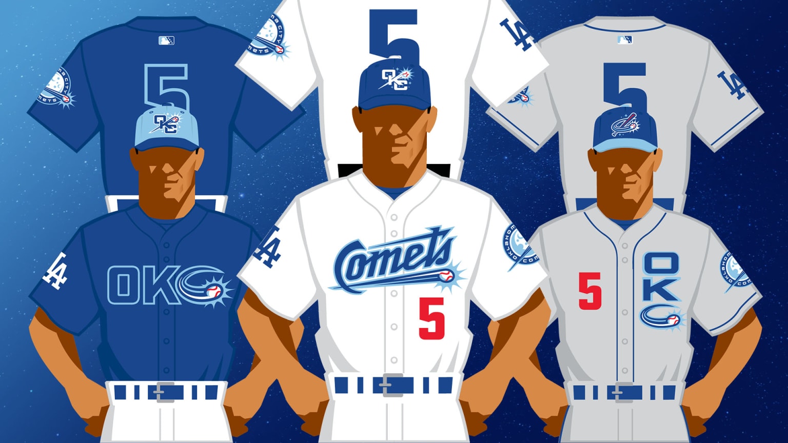 Dodgers Minor League team unveils Oklahoma City Comets identity