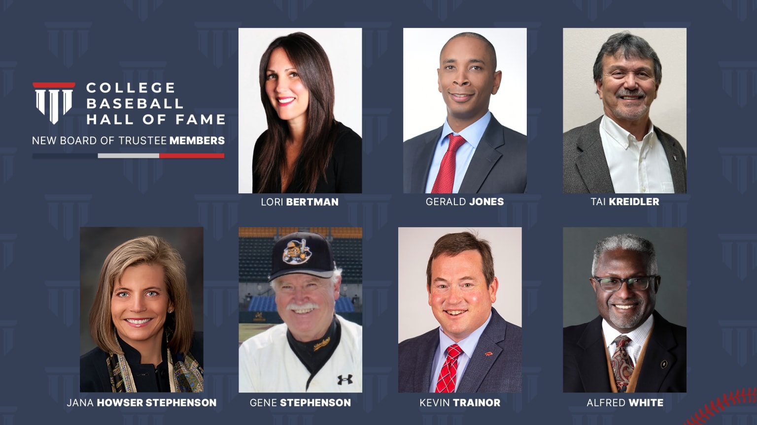 College Baseball Foundation welcomes seven new trustees