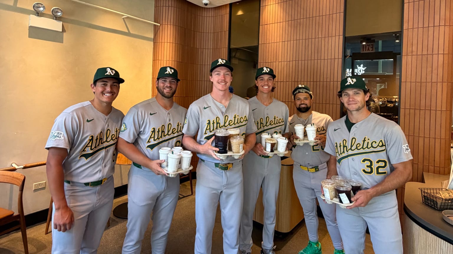 Gage Jump, A's rookies make Wrigley coffee run