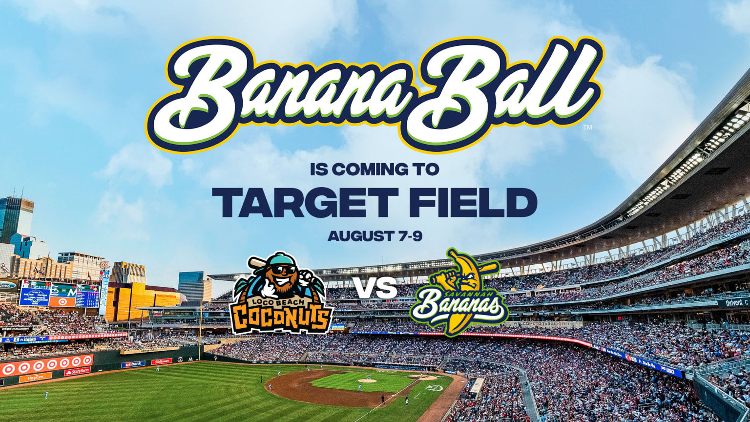 The Savannah Bananas at Target Field | Minnesota Twins