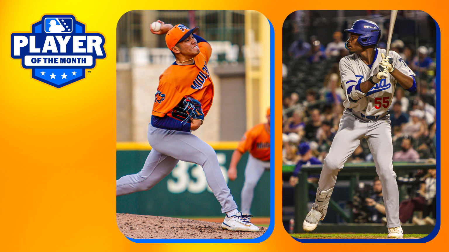 2026 Minor League Baseball May Players of the Month