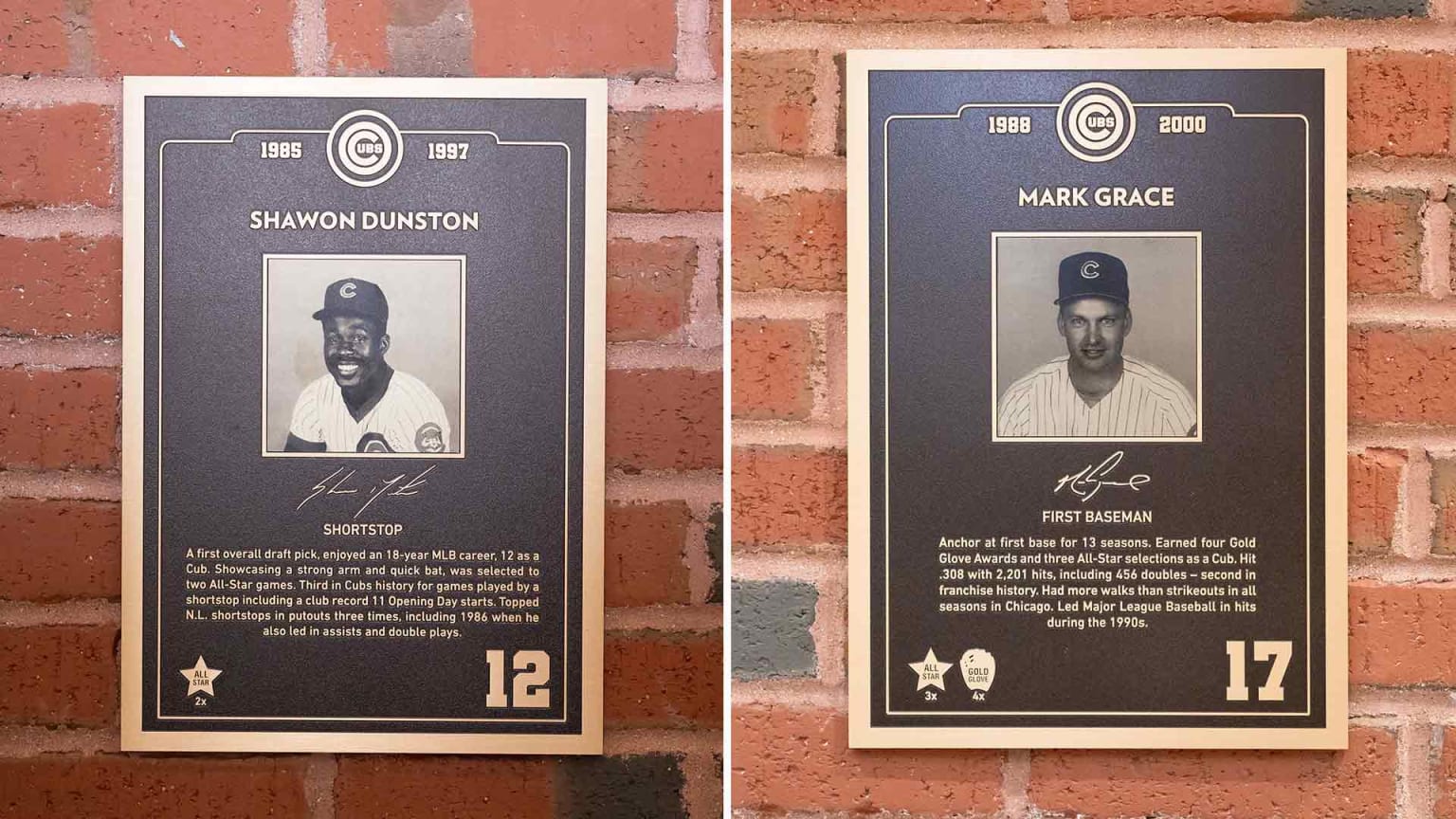 Cubs induct Mark Grace, Shawon Dunston into team Hall of Fame