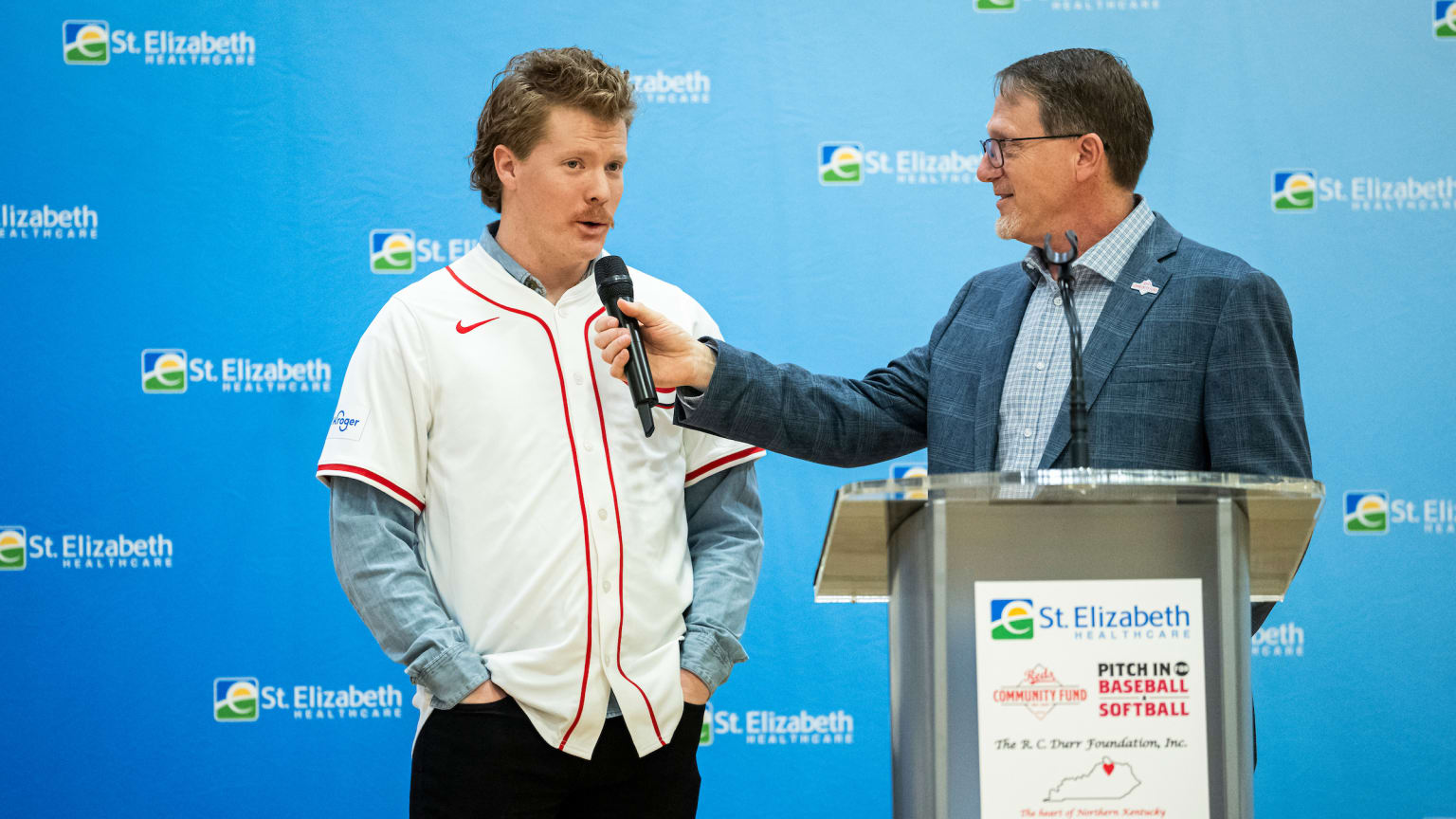 Reds Community Fund distributes youth baseball, softball equipment