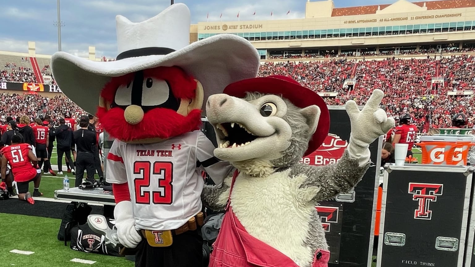 Possum Minor League mascot joins Texas Tech football