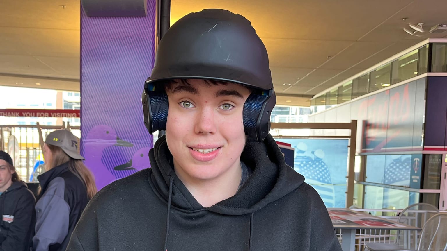 Twins, partners create helmet for area youth