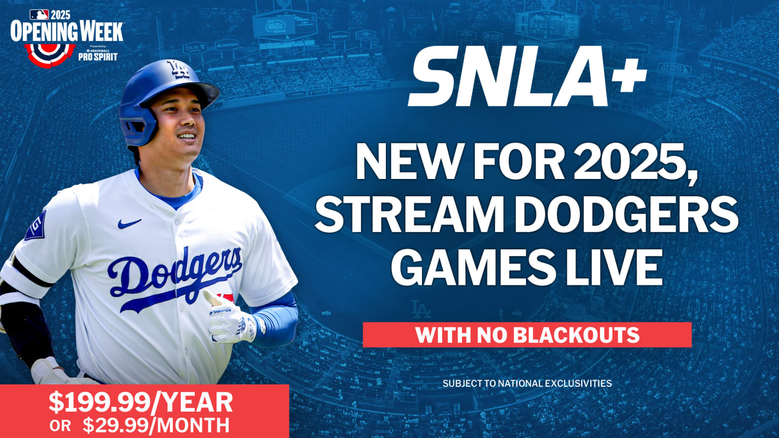MLB partners with Spectrum SportsNet LA for Dodgers games