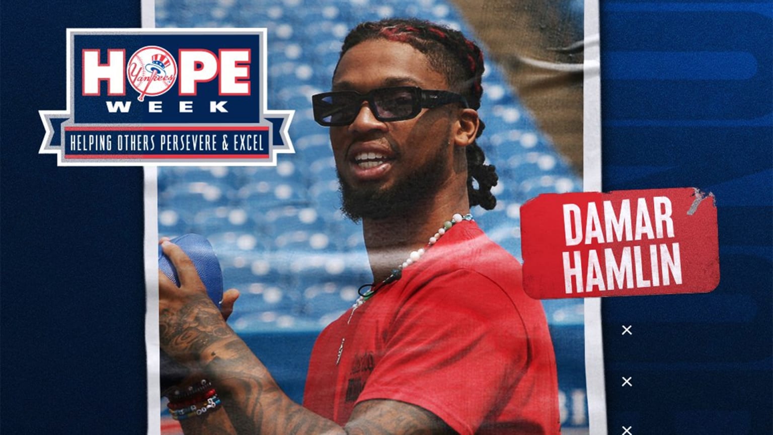 Yankees to honor Damar Hamlin at HOPE Week