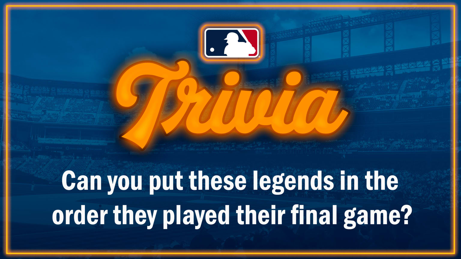 MLB Trivia | Fans | MLB.com