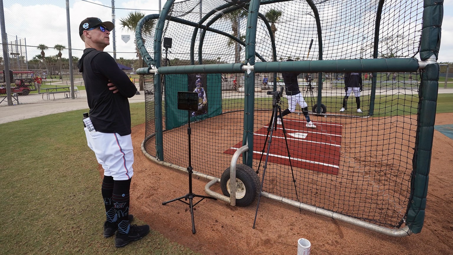 Brant Brown, Marlins' new hitting coach, hitting philosophy