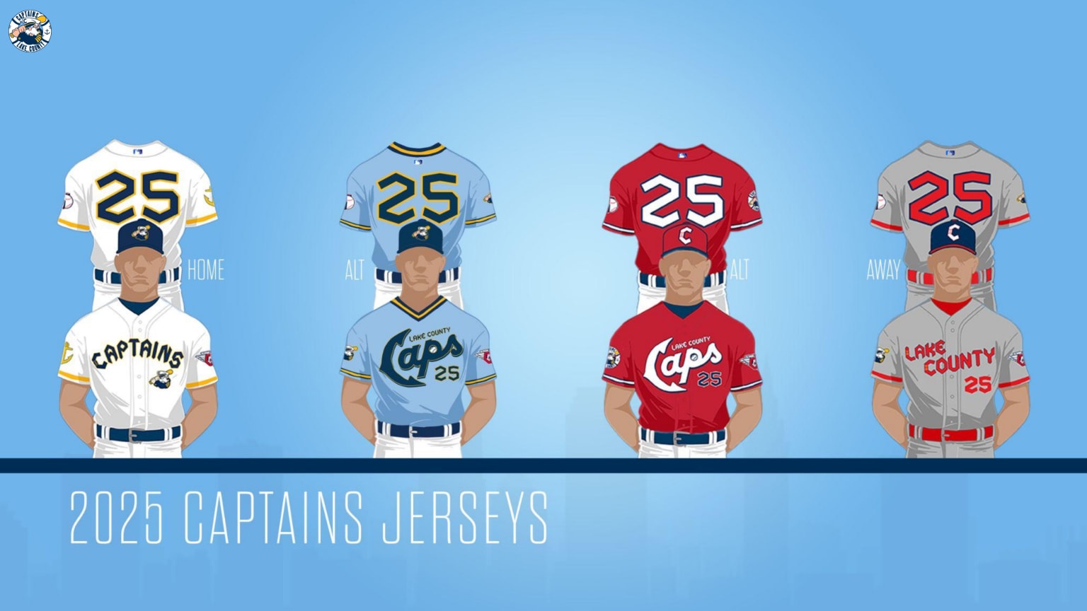 Guardians High-A affiliate Lake County Captains unveil new logos