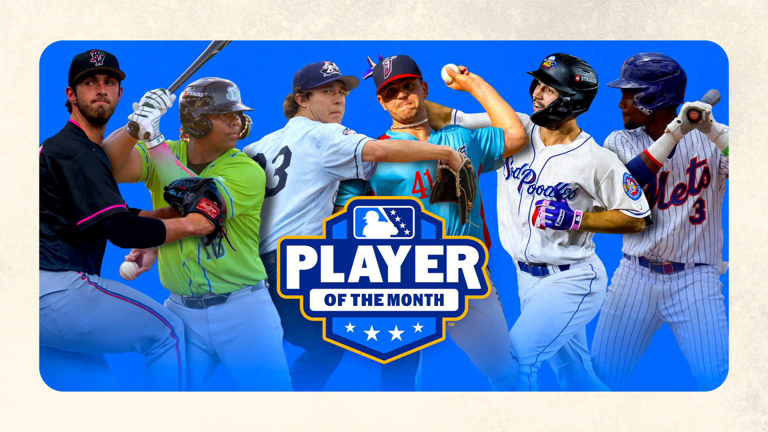 2025 Minor League Baseball August Players of the Month