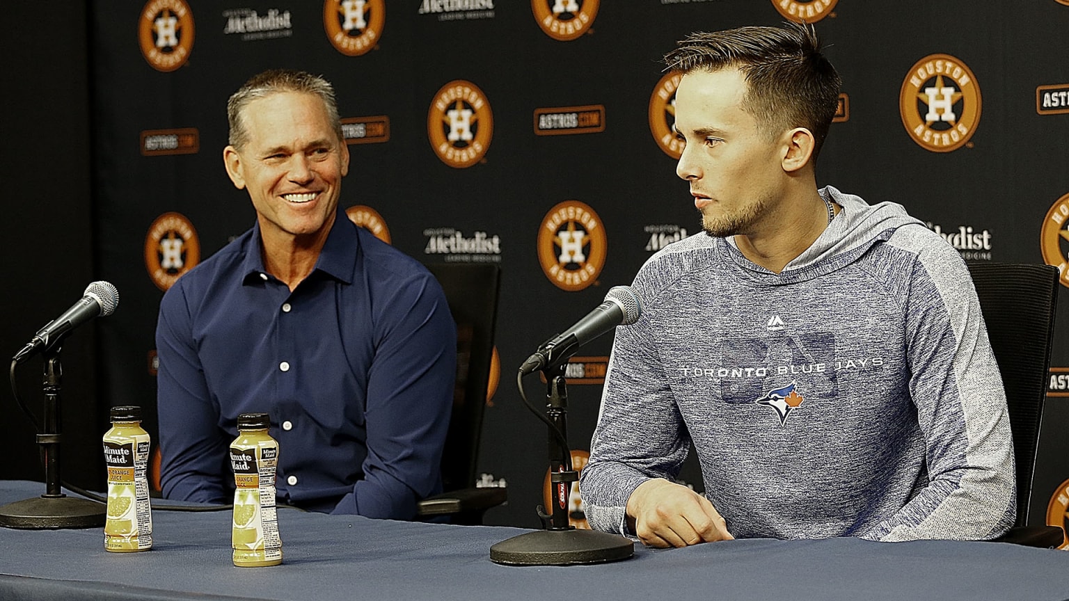 Cavan and Craig Biggio share bond with Astros