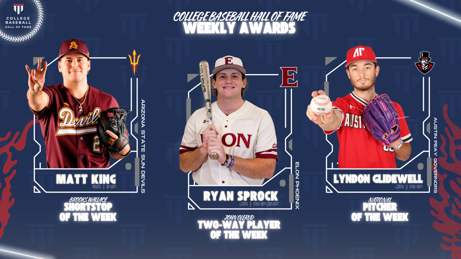Matt King, Ryan Sprock and Lyndon Glidewell earn national recognition ...