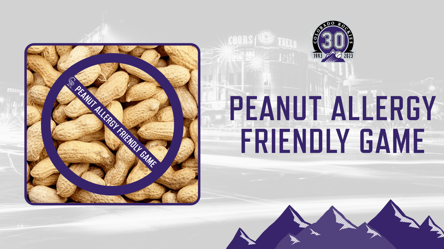 Peanut Allergy Friendly Game | Colorado Rockies