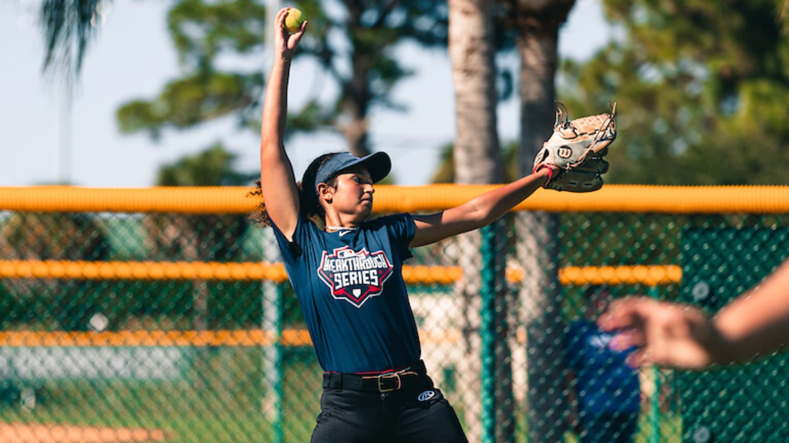 NCAA softball stars coach at Breakthrough Series