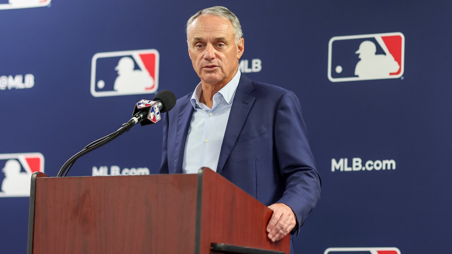 MLB Commissioner Rob Manfred on automated strike zones