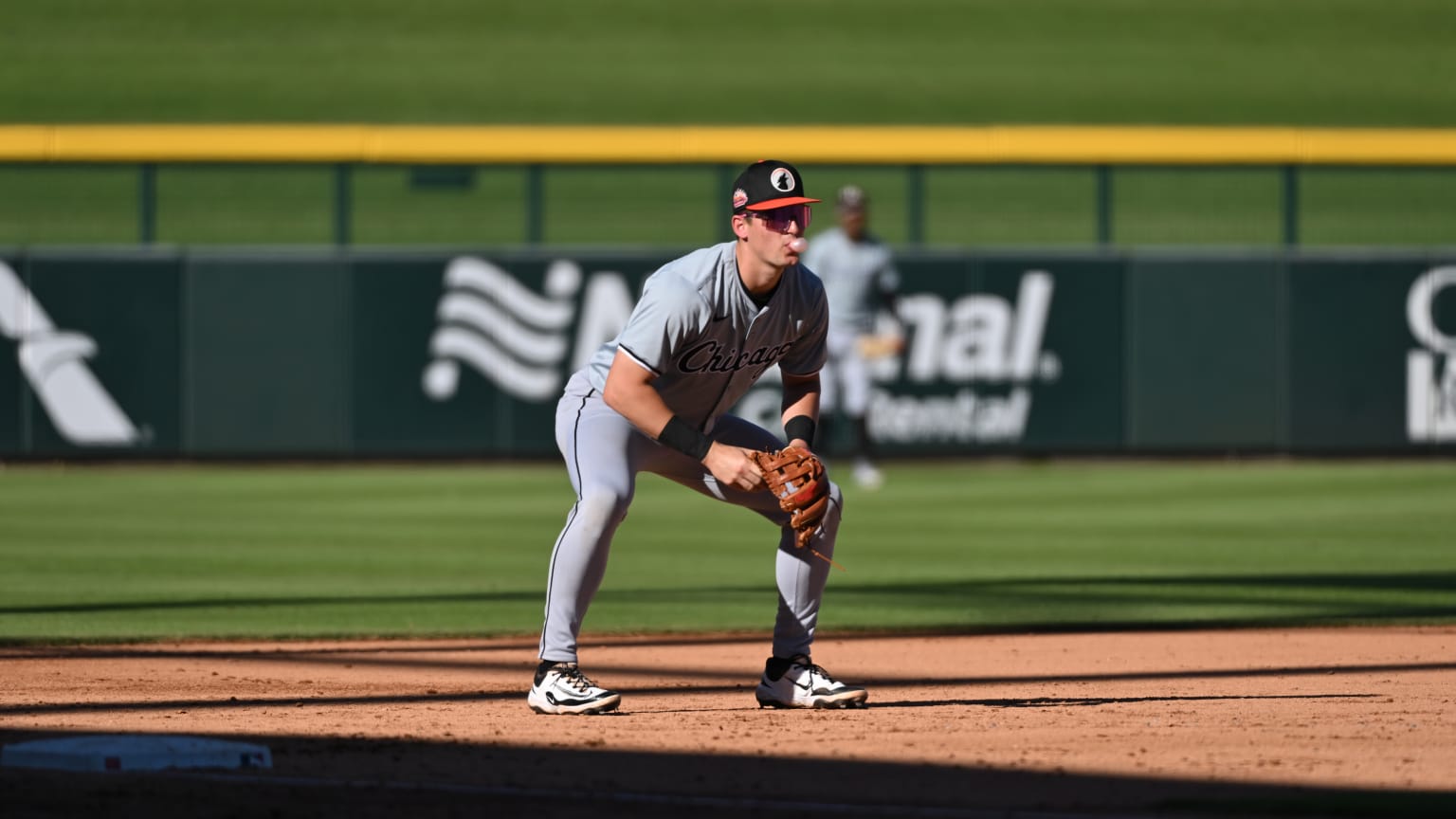 Colson Montgomery plays third base in AFL