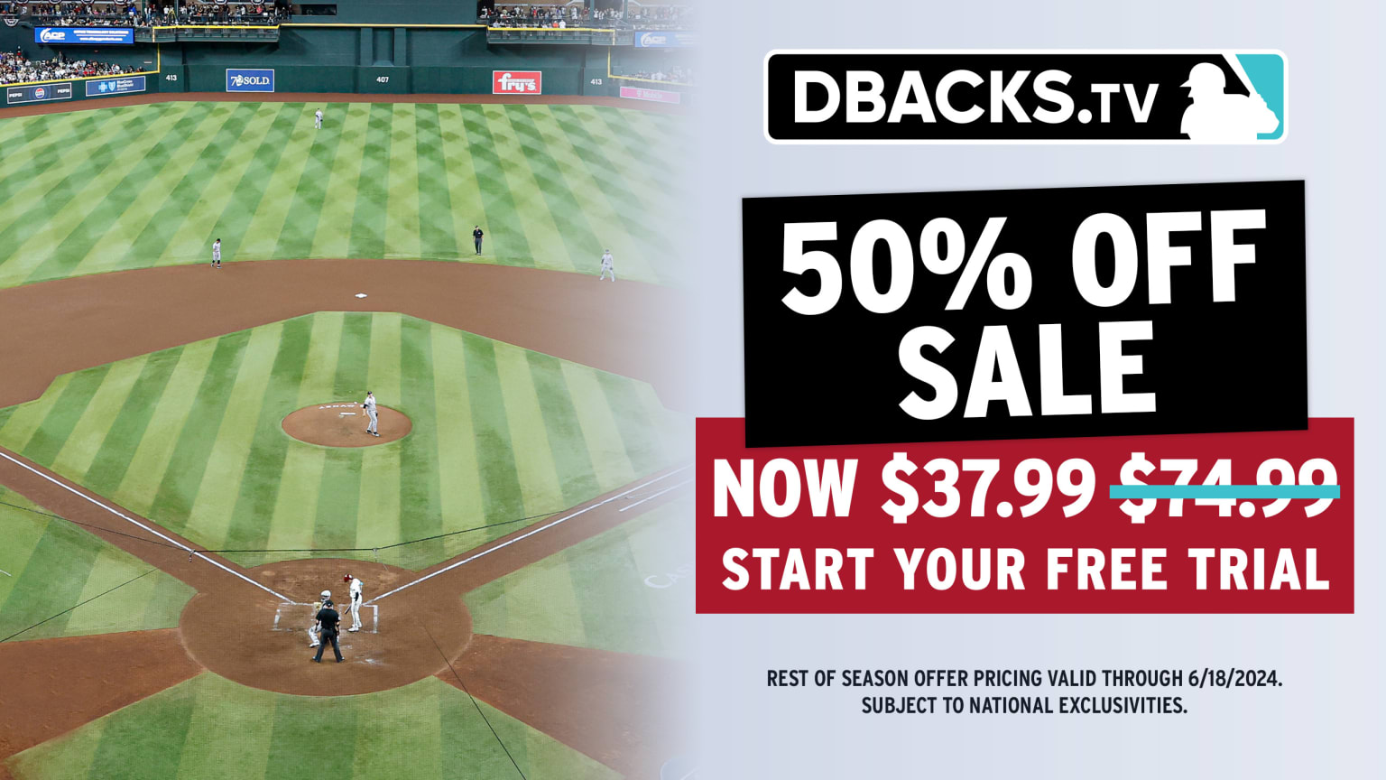 D-backs MLB.TV half-price sale