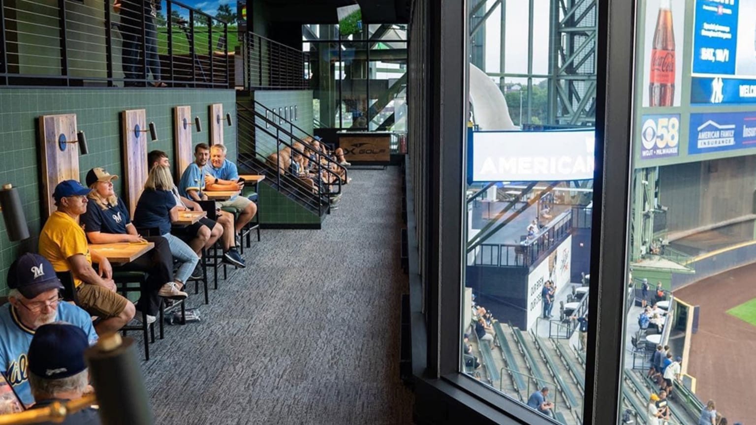 X-Golf at American Family Field | Milwaukee Brewers