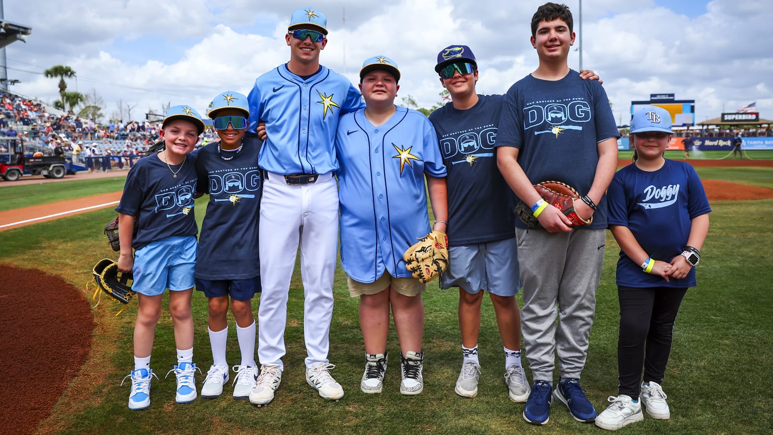 Marty DeMerritt honored before Rays' Spring Training game