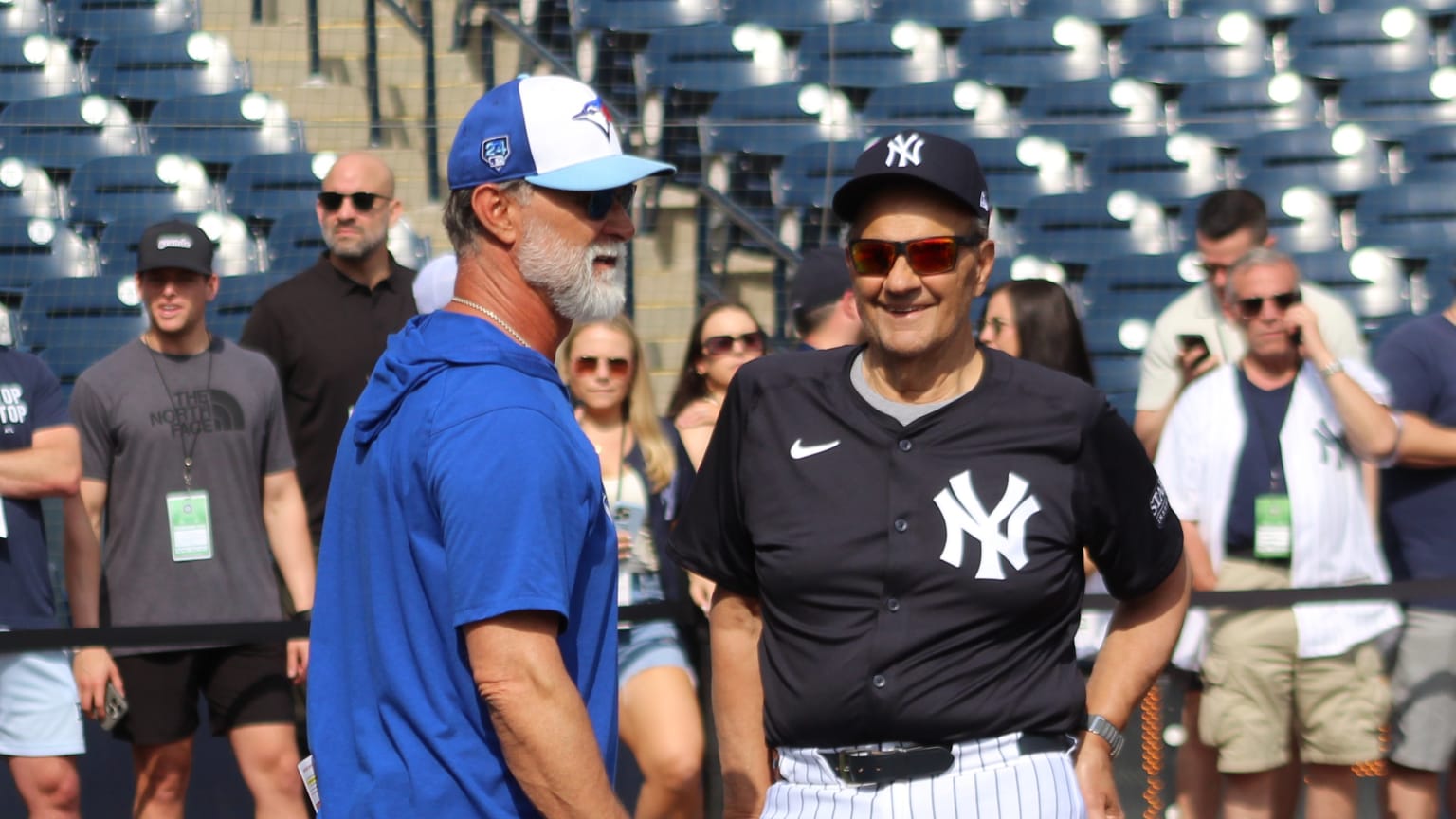 Joe Torre among Yankees legends at 2024 Spring Training