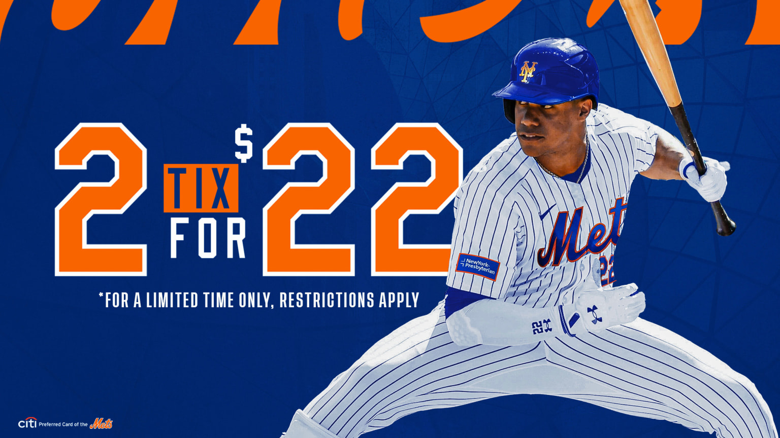 2 for $22 Offer | New York Mets