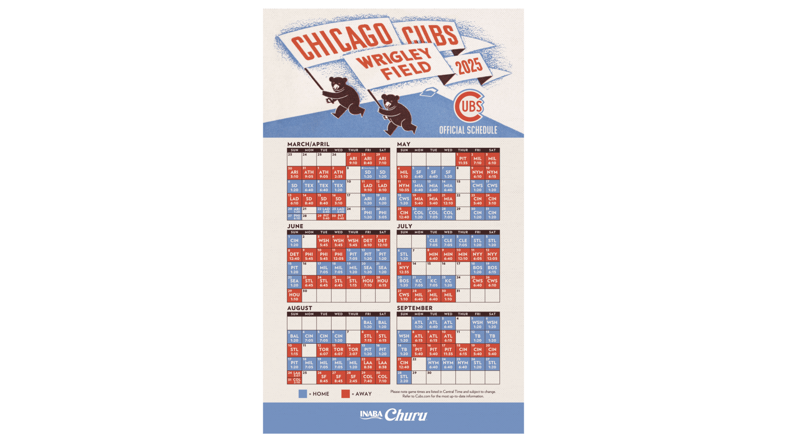 Gate Giveaways | Chicago Cubs