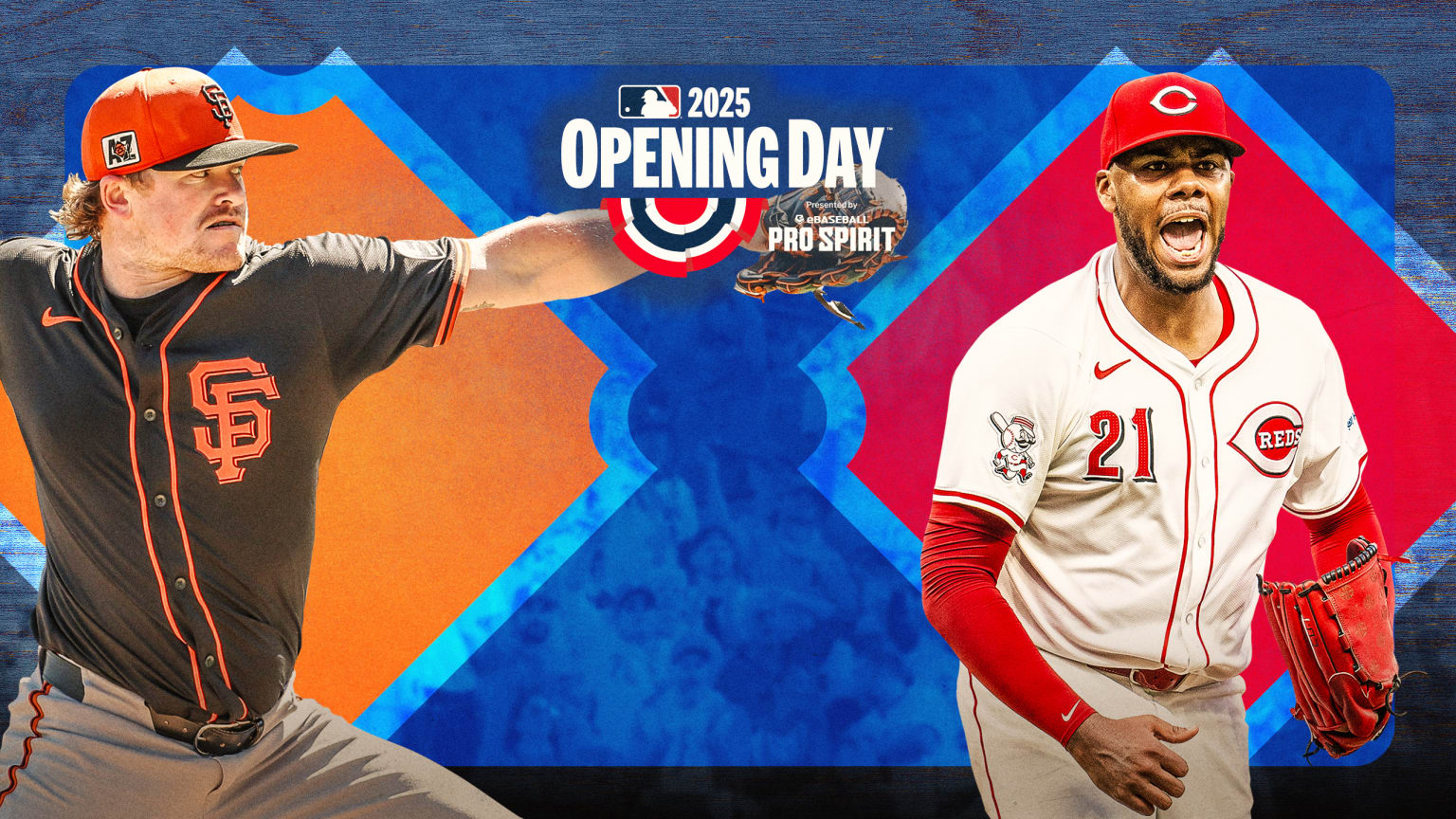 Giants, Reds 2025 Opening Day starting pitchers