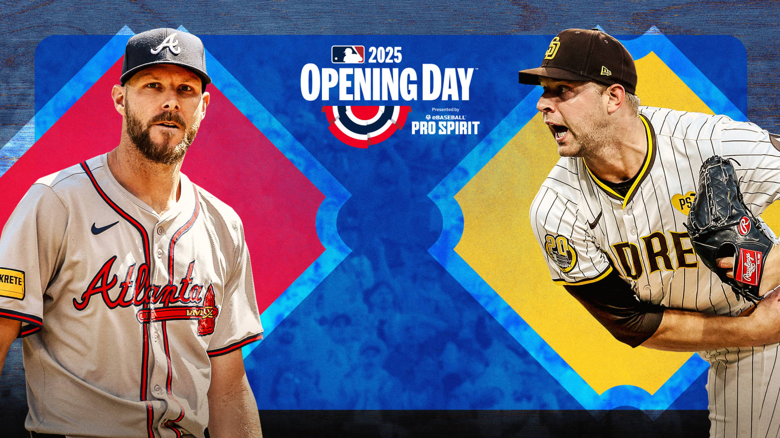 Braves, Padres 2025 Opening Day starting pitchers