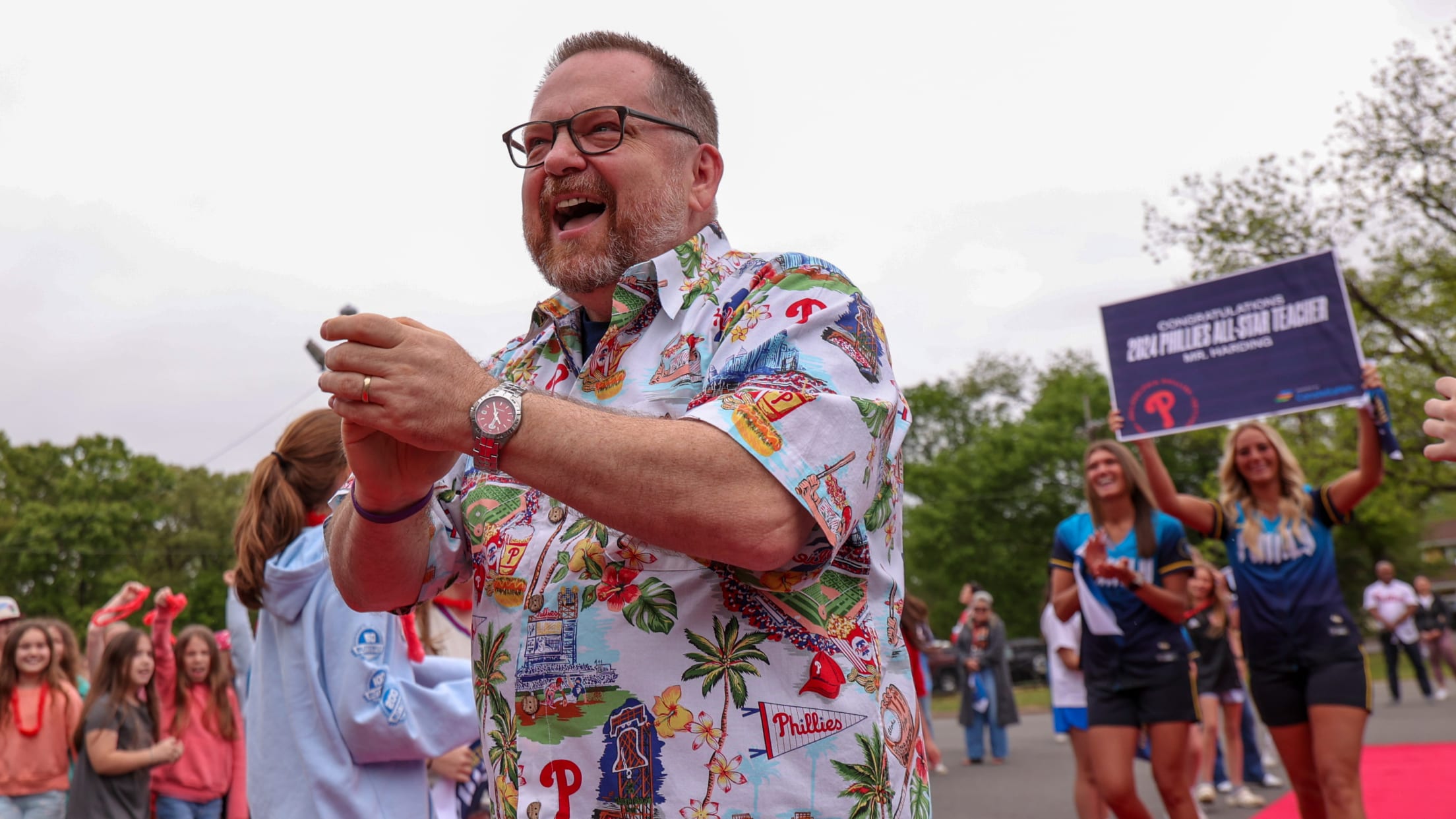 Phillies and Constellation team up to surprise an All-Star Teacher ...