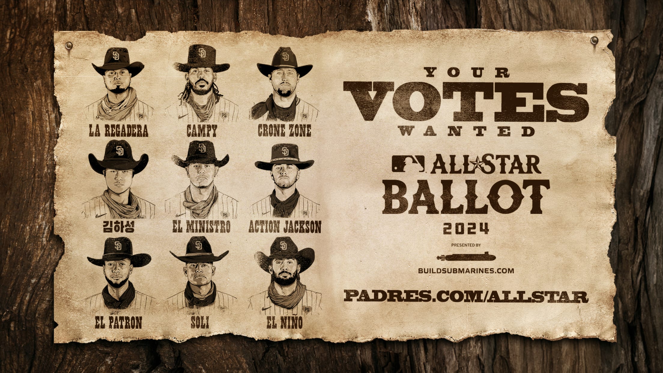Padres All-Star Voting Ballot | San Diego Padres