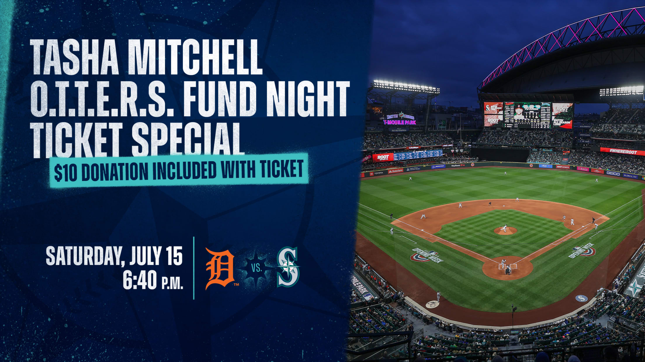Tasha Mitchell O.T.T.E.R.S. Fund Night | Seattle Mariners
