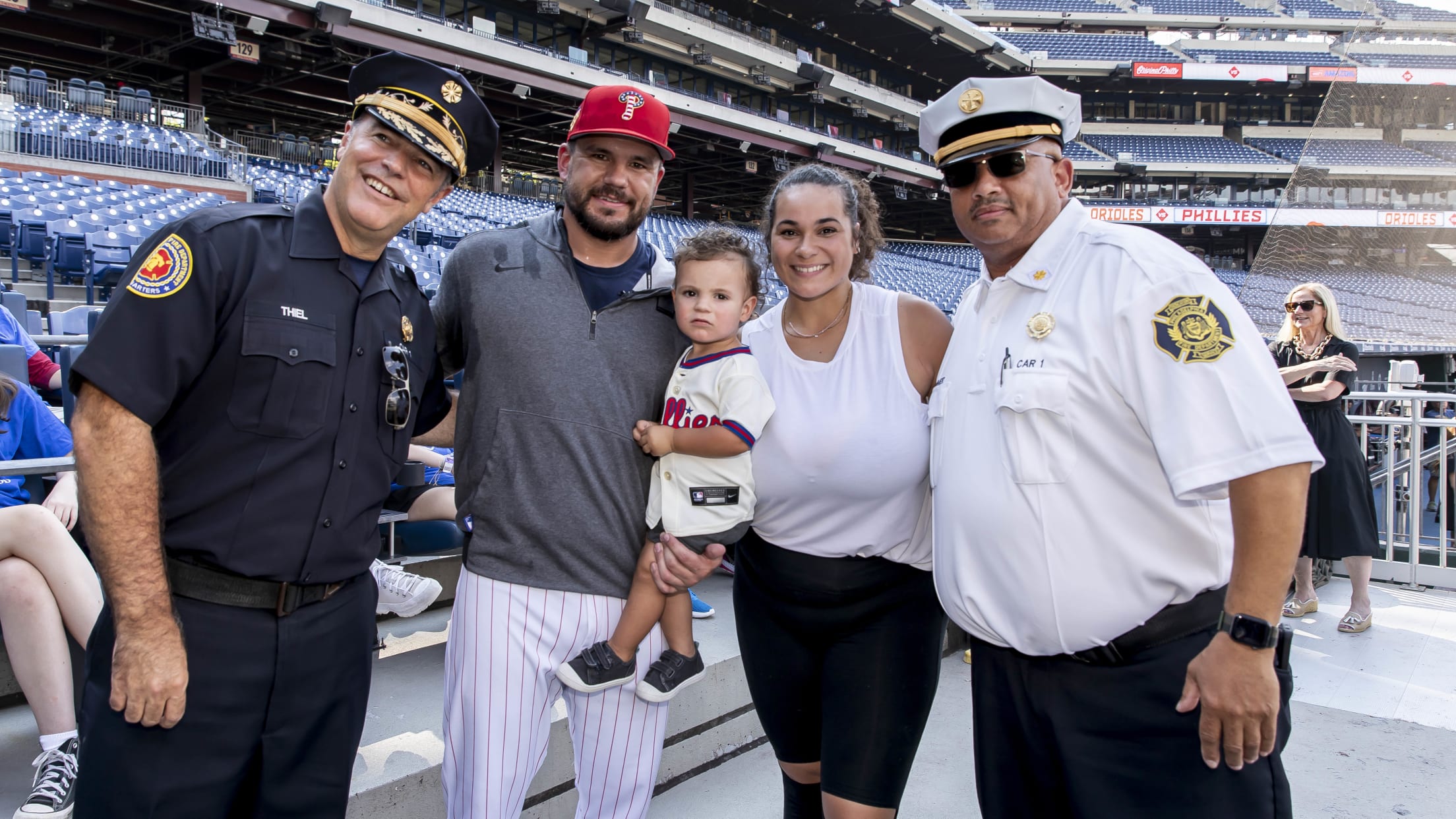 Kyle Schwarber Hosts Neighborhood Heroes During Phillies Batting ...