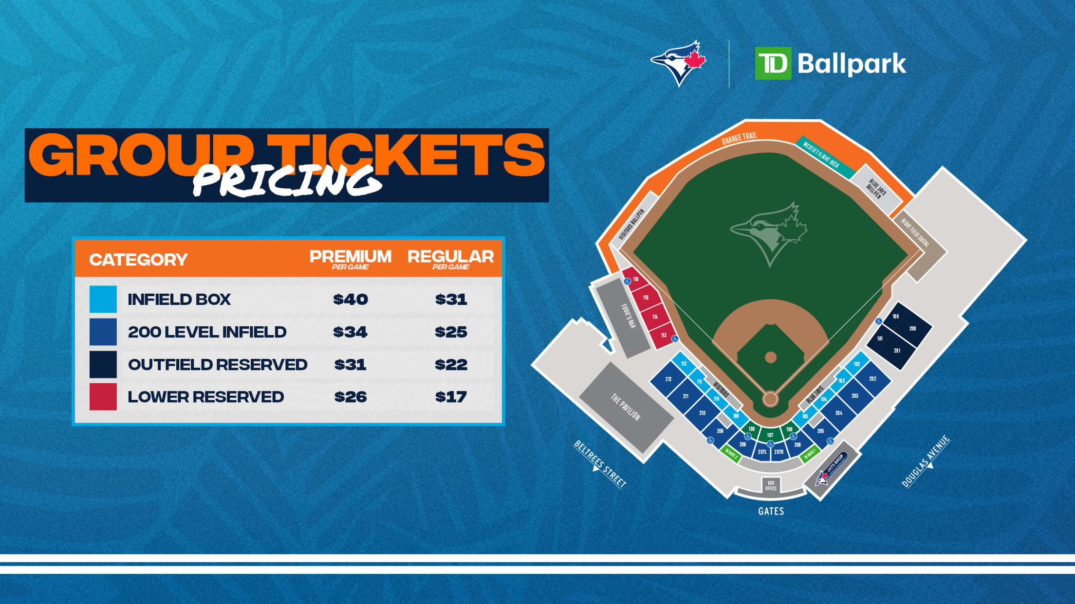 Spring Training Group Tickets | Toronto Blue Jays