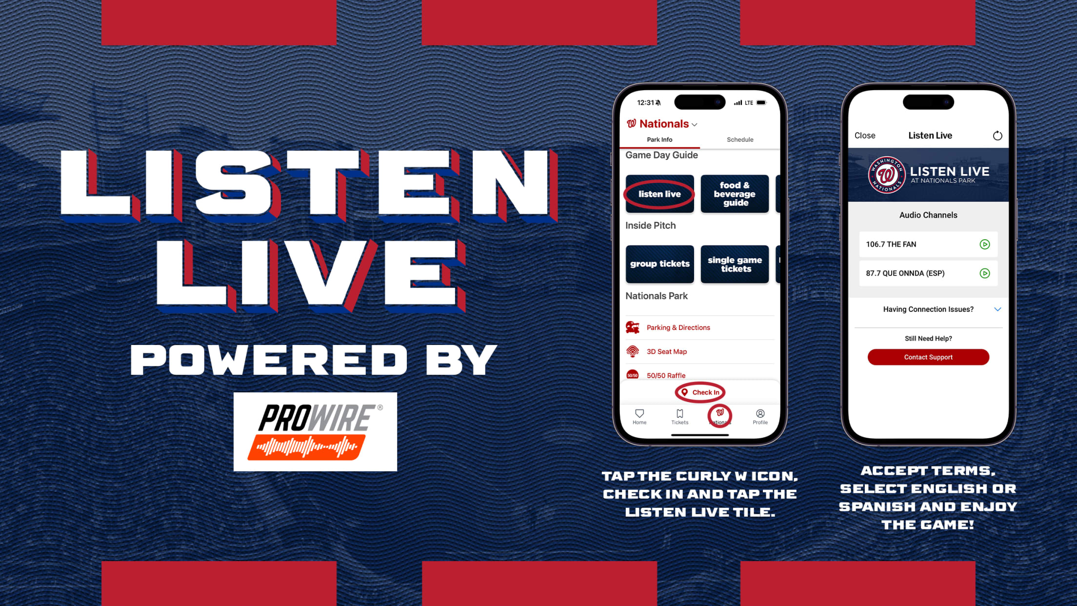 Listen Live | Washington Nationals